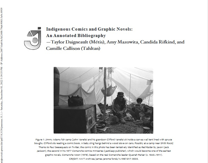 The Indigenous Comics Bibliography - Sequential Scholars